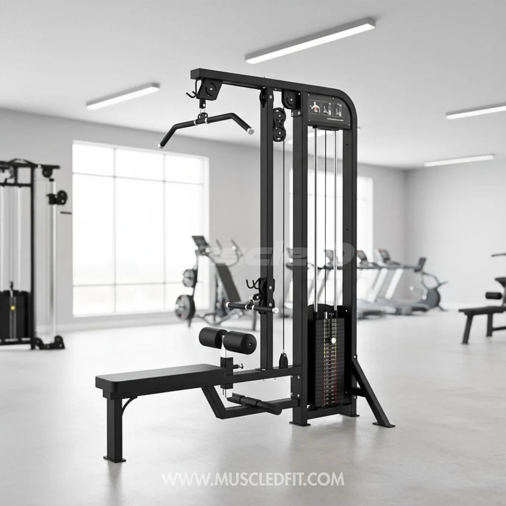 Excel Lat Pulldown/Low Row Combo - - Muscle D Fitness - Selectorized M ...