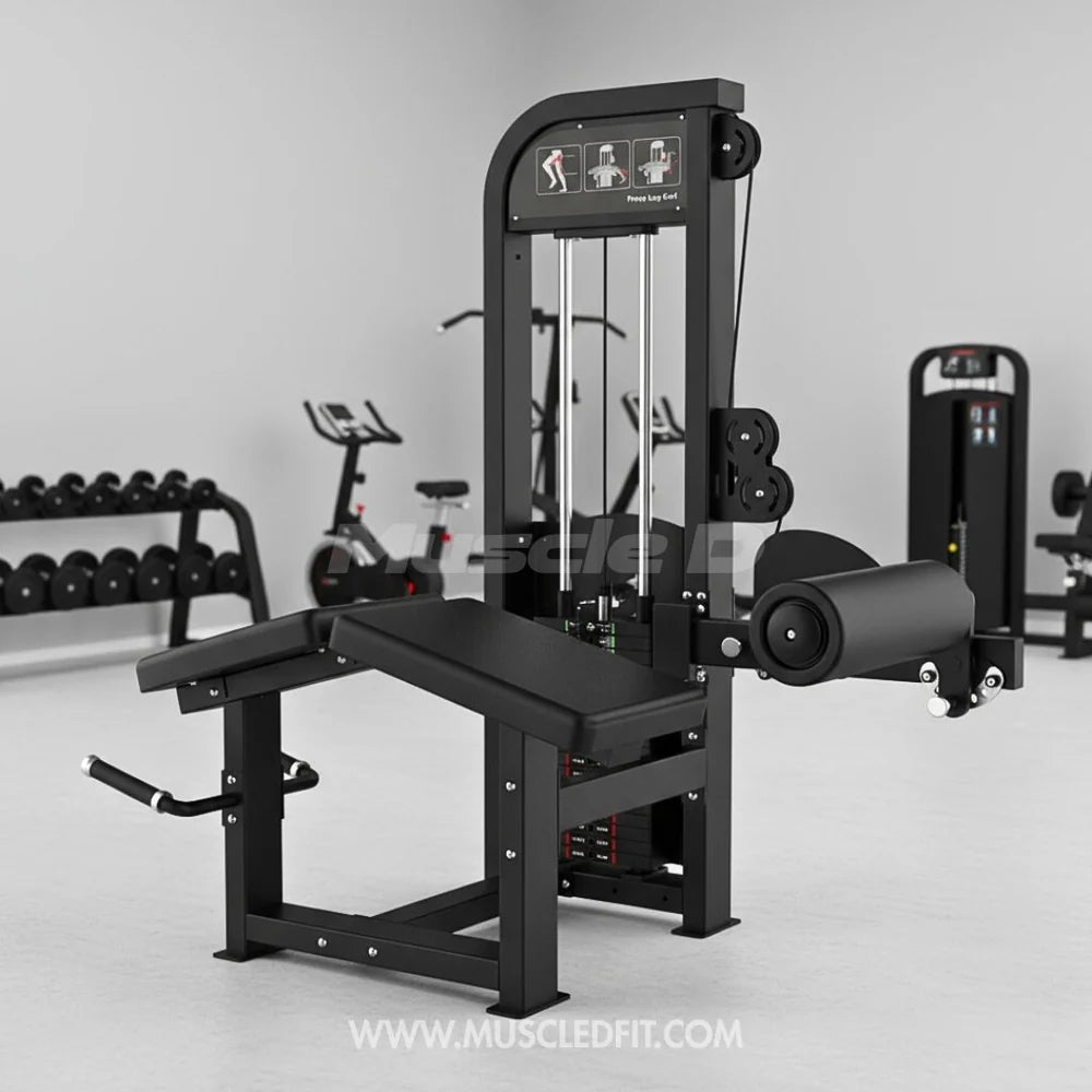 Excel Prone Leg Curl - Muscle D Fitness - Selectorized Hamstring Curl ...