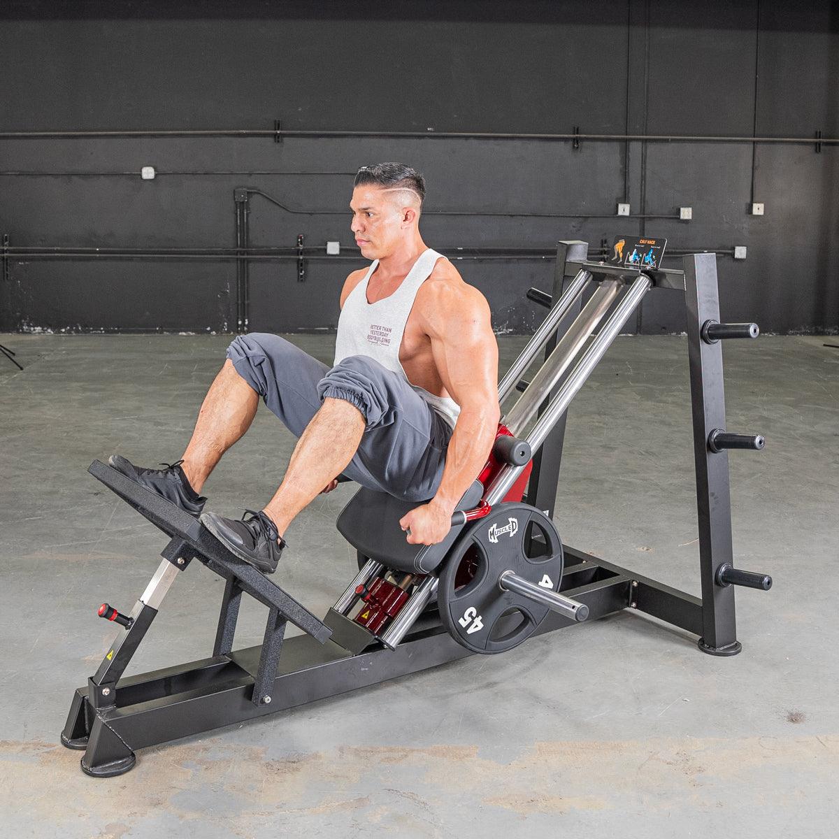 Power Leverage V2 Hack Squat / Calf Raise - Muscle D Fitness ...