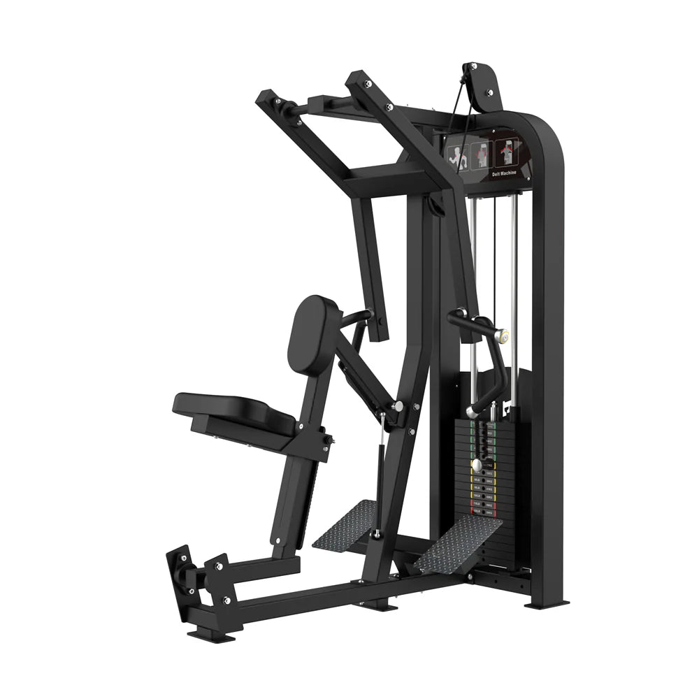 Excel Seated Row - Muscle D Fitness - Selectorized Back Row - Gas Shoc ...