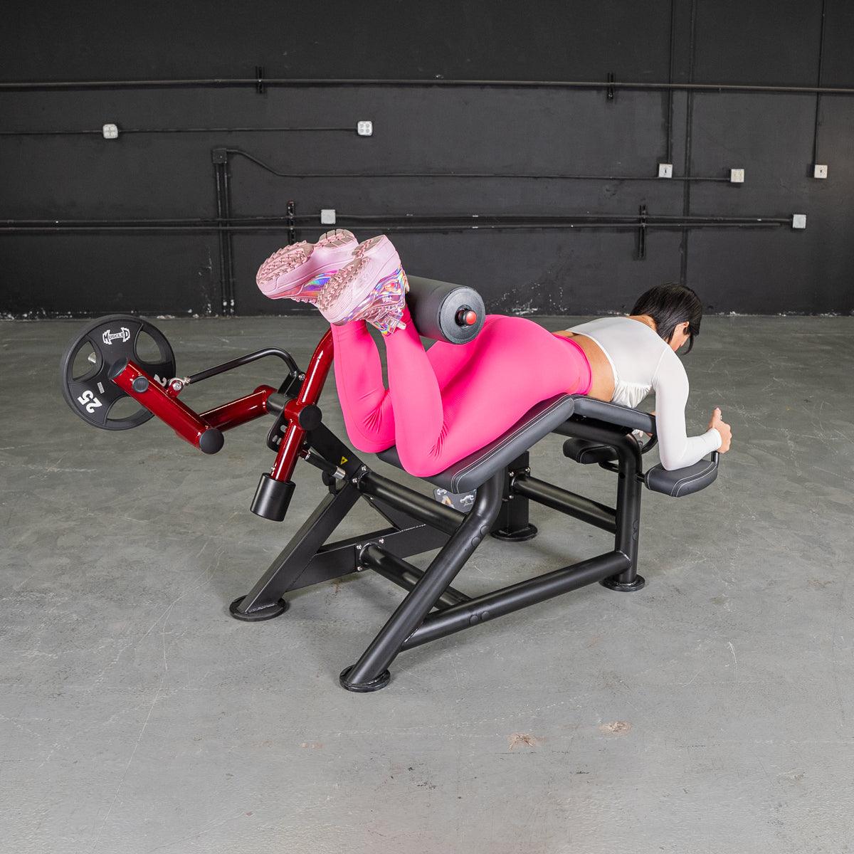 Power Leverage V2 Prone Leg Curl - Muscle D Fitness – Repetition Fitness